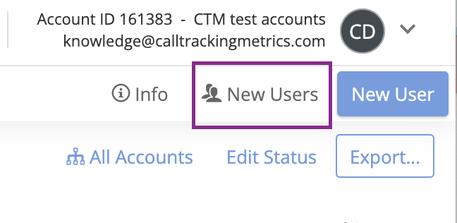 Adding New Users – CallTrackingMetrics Ticket Portal