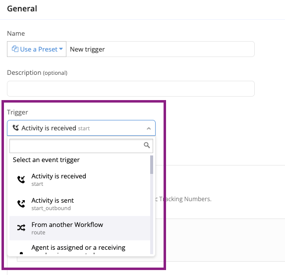 Triggers – CallTrackingMetrics Ticket Portal
