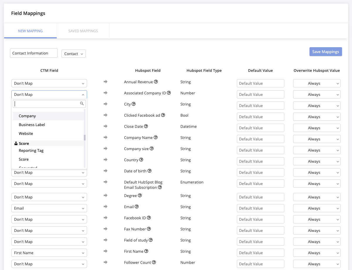 Integrating CallTrackingMetrics with Hubspot – CallTrackingMetrics Ticket Portal