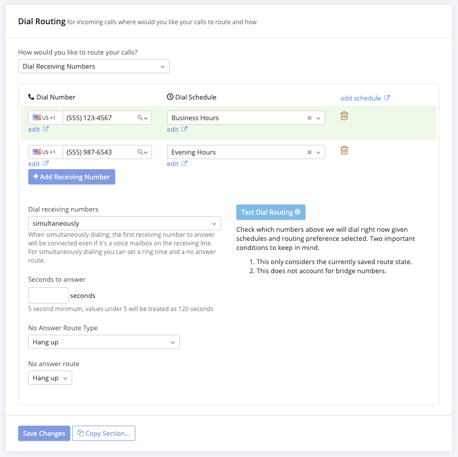 Forwarding Calls to Receiving Numbers – CallTrackingMetrics Ticket Portal