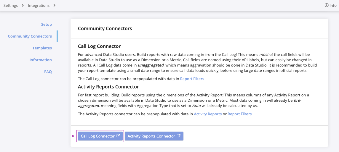 Integrating CallTrackingMetrics with Google Looker – CallTrackingMetrics Ticket Portal